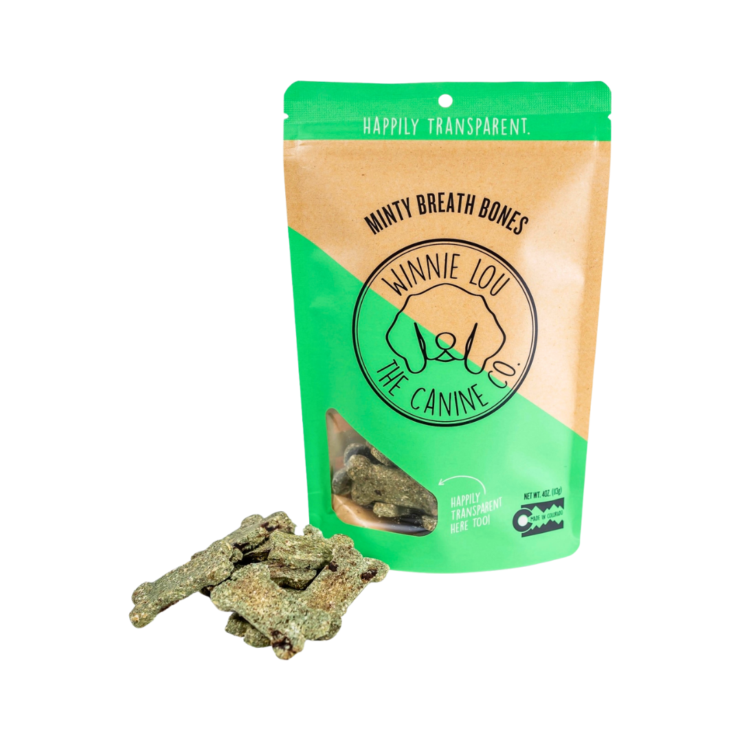 Winnie Lou Minty Breath Bones – The Organic Dog Shop