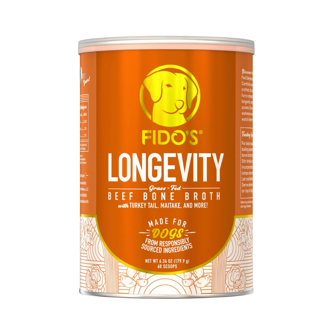 Fido’s Dehydrated Bone Broth Powder | Longevity – The Organic Dog Shop
