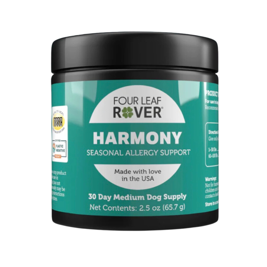 Four Leaf Rover Harmony | Seasonal Allergy Support – The Organic Dog Shop