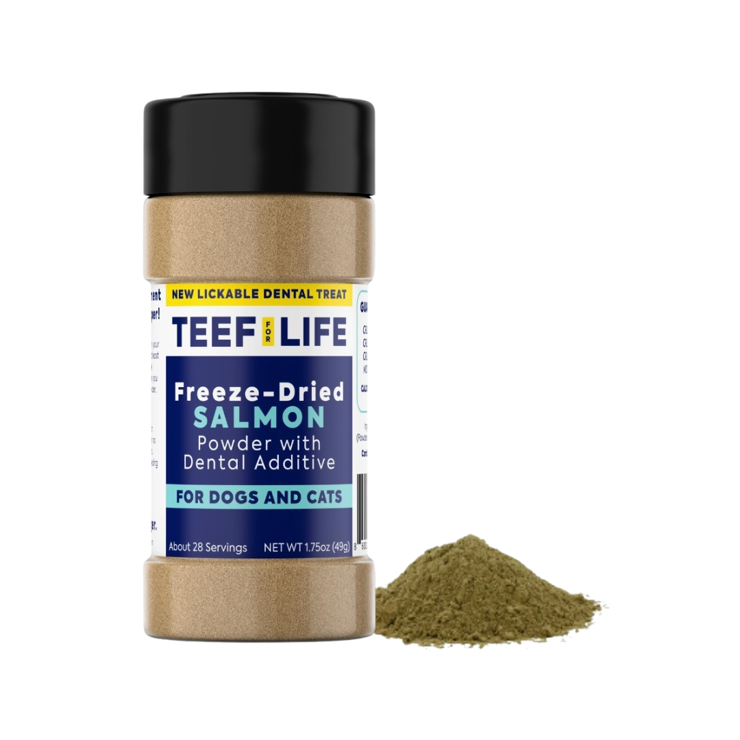 TEEF for Life Dental Powder + Wild Caught Salmon – The Organic Dog Shop